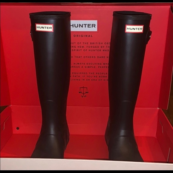 Hunter | Shoes | Hunter Womens Original Tall Rain Boot Nib | Poshmark